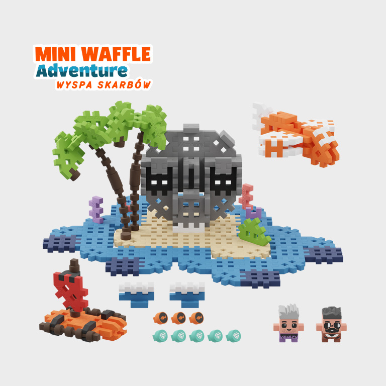 Mini Waffle Adventure: Treasure Island - Marioinex